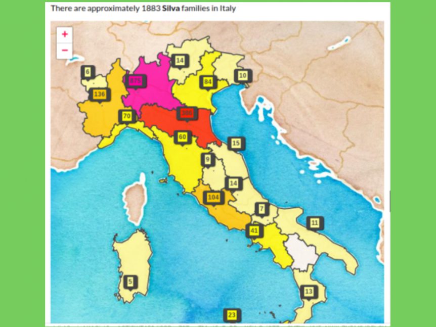 Você acredita que o Sobrenome Silva também pode ser Italiano?